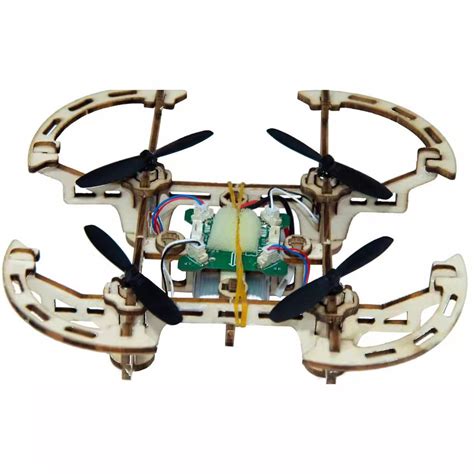 Assembled Diy Uav Diy Wooden Assembly Uav Fixed Height Four Axis
