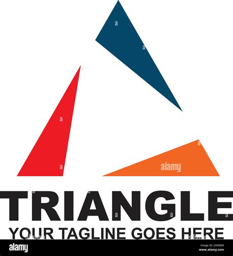 Triangle Logo Design Inspiration Vector Template Stock Vector Image And Art Alamy