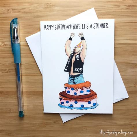 Wrestling Birthday Cards Printable Free Free Printable Birthday Cards