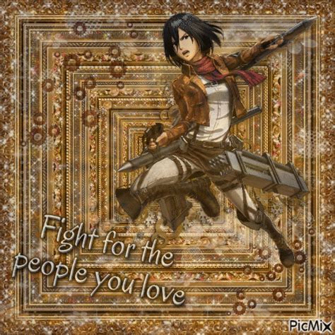 Mikasa Ackerman Attack On Titan Free Animated  Picmix