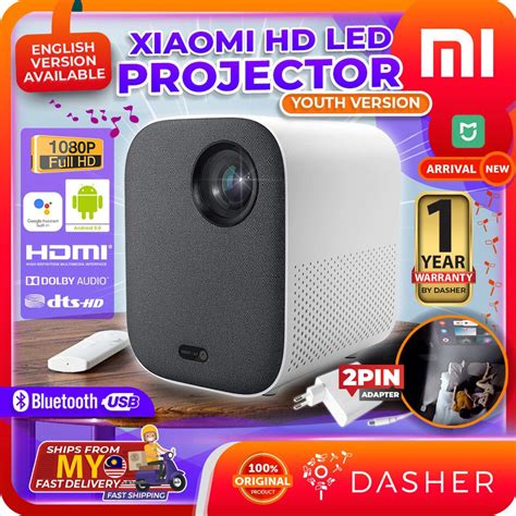 [NEW] Xiaomi Mijia Smart Android Youth Edition Portable Mini Projector ...