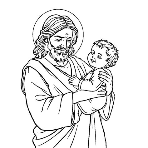 Best Jesus Coloring Pages Free Printable Pdf