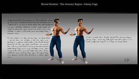 Mortal Kombat The Journey Begins Johnny Cage By Jhonatasbatalha On