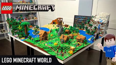My Massive Lego Minecraft World Full Review Youtube