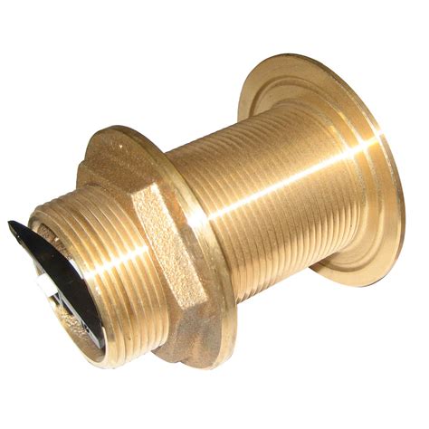 Perko 1 12 Thru Hull Fitting Wpipe Thread Bronze Made In The Usa