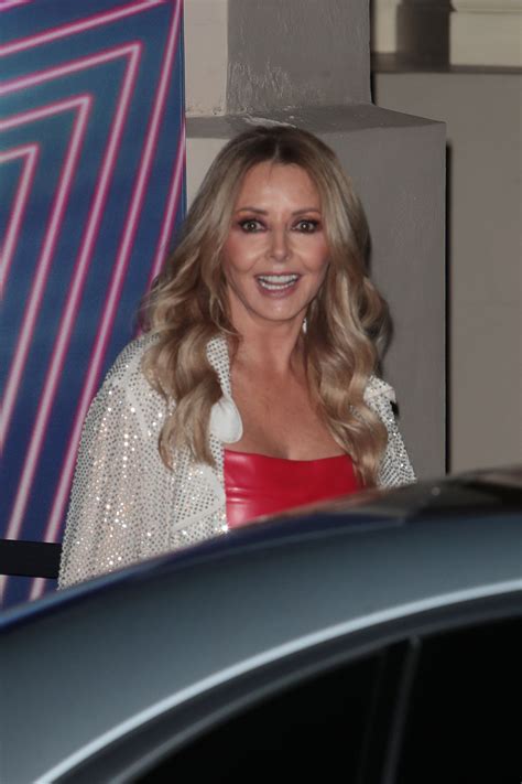 Carol Vorderman Leaves Itv Palooza At Theatre Royal Drury Lane In