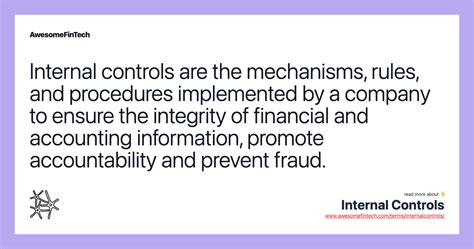 internal controls awesomefintech blog