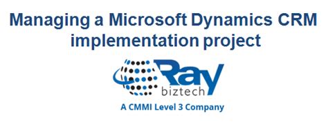 managing a microsoft dynamics crm implementation project