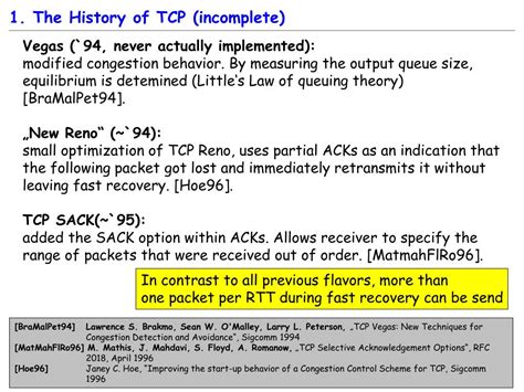 ppt tcp ip over lossy links tcp sack without congestion control