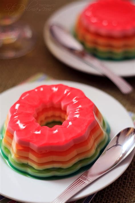 Rainbow Pudding ~ Dari Dapur Ct