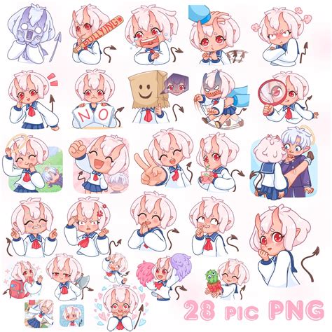 Oni Png Hannya Png Oni Girl Png Demon Girl Png Cute Demon Png Chibi Png Etsy