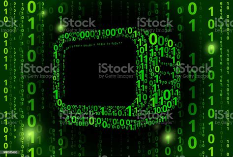Television Binary Code Vector Pattern Background Stock Illustration
