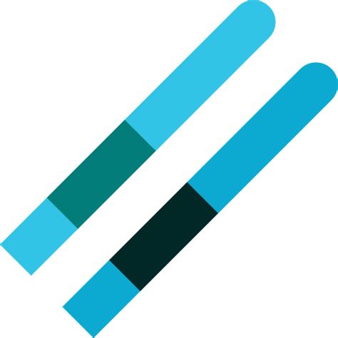 Ski Basic Straight Flat Icon