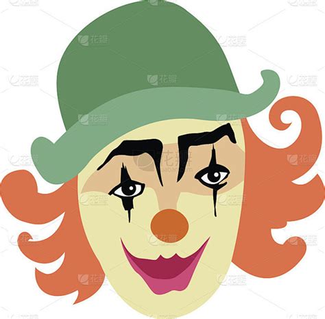 有趣微笑的小丑