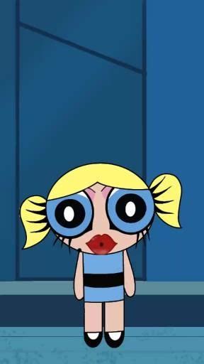 Ugly Bubbles Video Girls Show Puff Girl Cartoon Characters