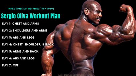 Brutal Bodybuilding Workout Plan Inspired By Sergio Oliva
