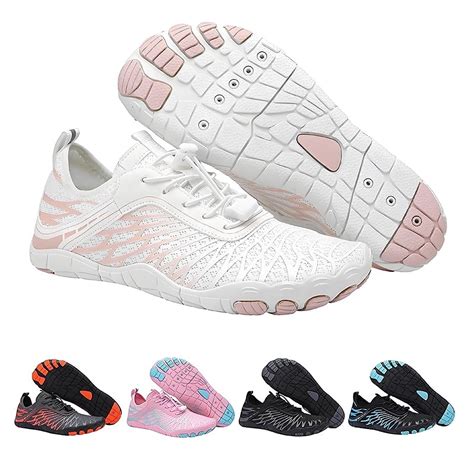 Hoyufei Barefoot Shoes For Women Non Slip Aqua Swim Shoes Lightweight