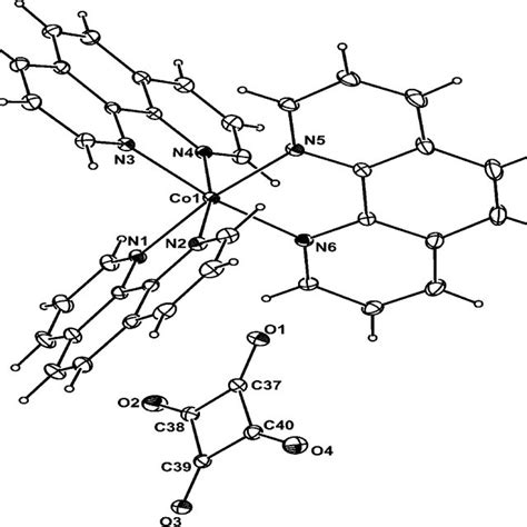 The Molecular Structure Of The Title Compound Showing The Atom Labeling