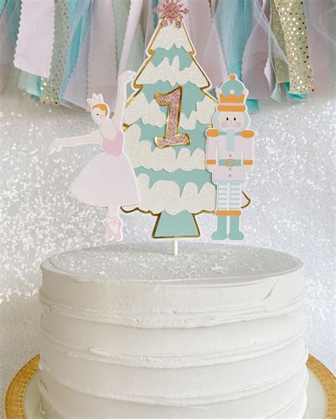 Nutcracker Ballet Cake Topper Sugar Plum Fairy Cake Topper Etsy Ballet Themed Cakes Cake