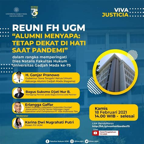 [ Dies Natalis Fh Ugm] Dies Natalis Fakultas Hukum Ugm