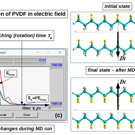 Scheme Of The Md Run Process For A 2 Pvdf 6 Chains Model With Pm3 In
