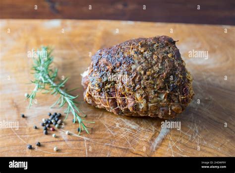 Roast Dinner Roll Roast Spit Roast Roast Dinners Roll Roasts Stock