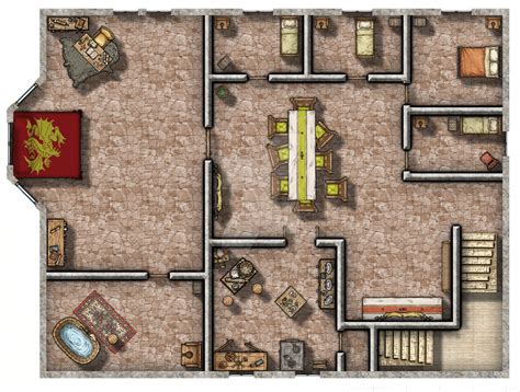 Aschaffenburg Keep Level 2 Battle Map By Jpstodwftexas On Deviantart