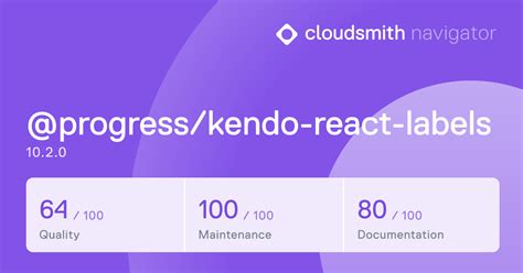 Progresskendo React Labels 1020 Npm Package Quality