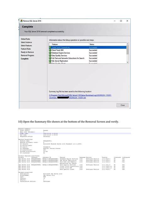 Uninstallting Microsoft Sql Server 2016 Pdf