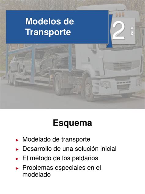 Modelo De Transporte I Pdf