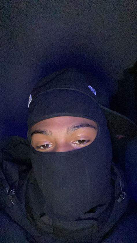 Black Man In Ski Mask
