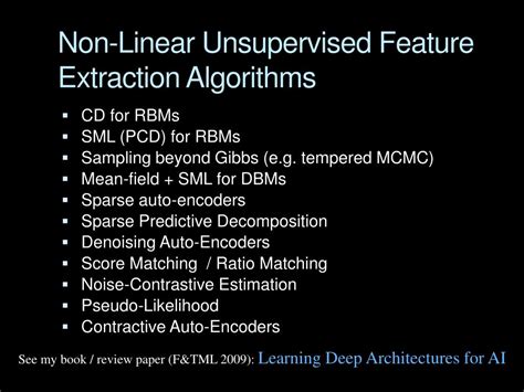 Ppt Deep Learning Of Representations For Unsupervised And Transfer