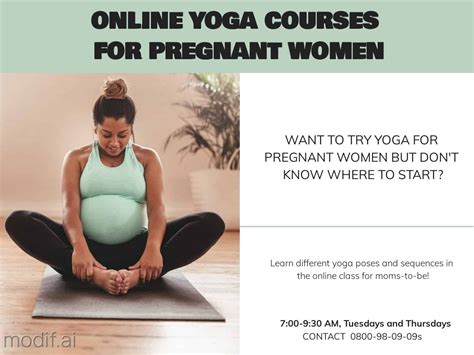 Yoga For Pregnant Women Facebook Template Mediamodifier