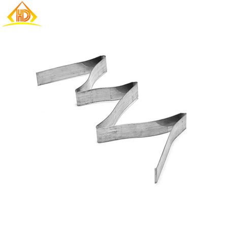 Stainless Steel Zigzag Flat Folding Leaf Spring Clips Parts Sheet Metal