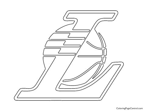 Lakers Basketball Coloring Pages