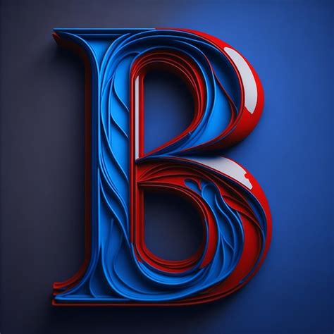 Premium Ai Image Letter B Text Effects