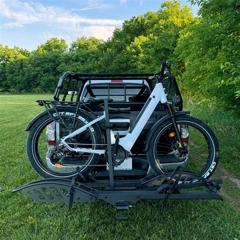 2 E Bike Hitch Rack Easy Fold And Tilt Electric Bike Carrier For Cars