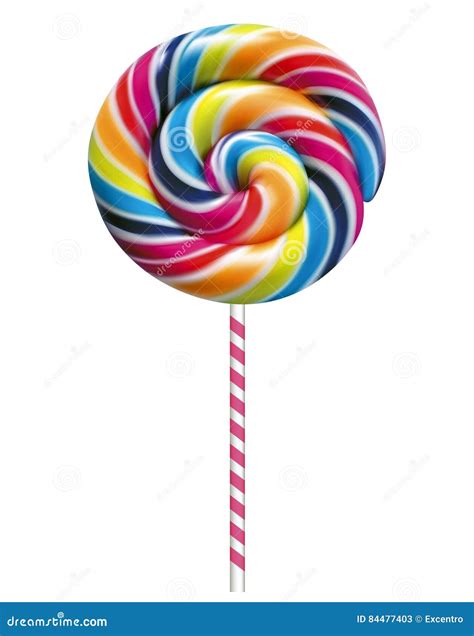 Colorful Lollipop Stock Vector Illustration Of Holiday 84477403