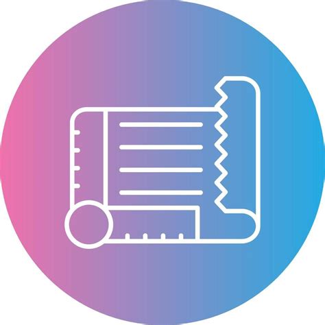 Blueprint Line Gradient Circle Icon 43445101 Vector Art At Vecteezy