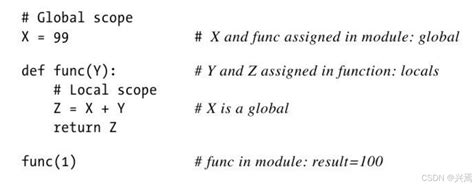 【python学习手册（第四版）】学习笔记17 作用域python Legb Csdn博客