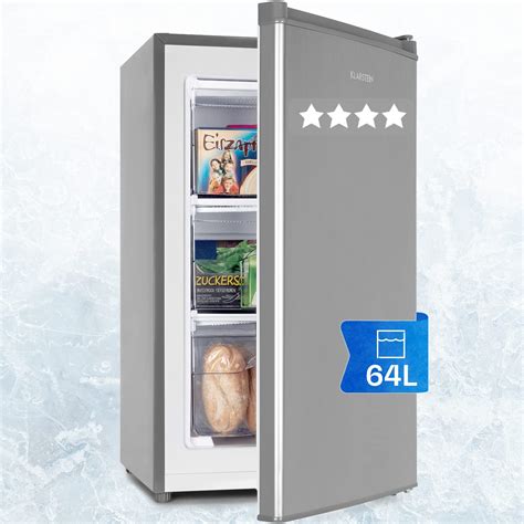 Klarstein Free Standing Freezer Fridge Compact Mini Freezer For