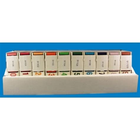 Jeter Numeric Labels 6100 Series 1516 H X 1 58 W Full Set Jrnm Nt T4