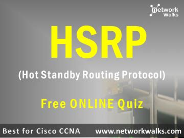 HSRP Online Quiz Best For Cisco CCNA CCNP Other IT Exams