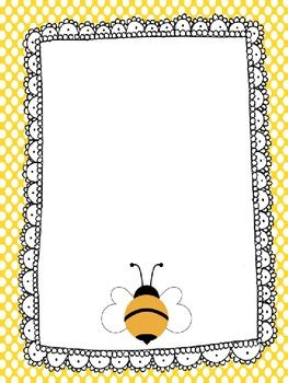 Editable Polka Dots And Bees Binders Plus Labels By Miss Nelson Tpt