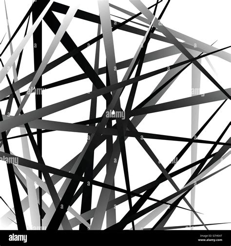 edgy pointed random overlapping shapes abstract art stock vector