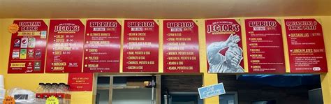 Jectors Burritos Menu Full Menu Update 2026