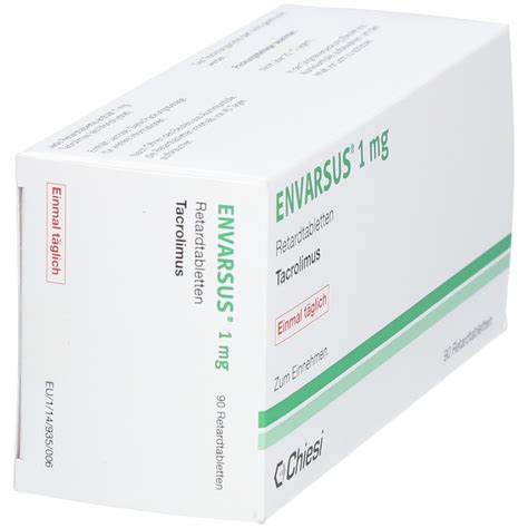 Envarsus® 1mg 90 St Mit Dem E Rezept Kaufen Shop Apotheke