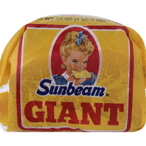 Sunbeam Enriched Bread Giant 22 Oz Instacart