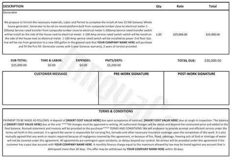 Work Order Template Electrical Work Order Template Work Order Form