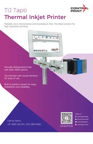 150 Thermal Inkjet Printer At ₹ 30000piece Thermal Inkjet Printers